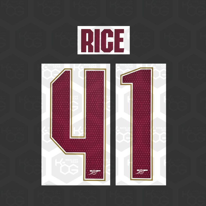 RICE 41 - Official Arsenal 2025/2026 Third Cup Printing
